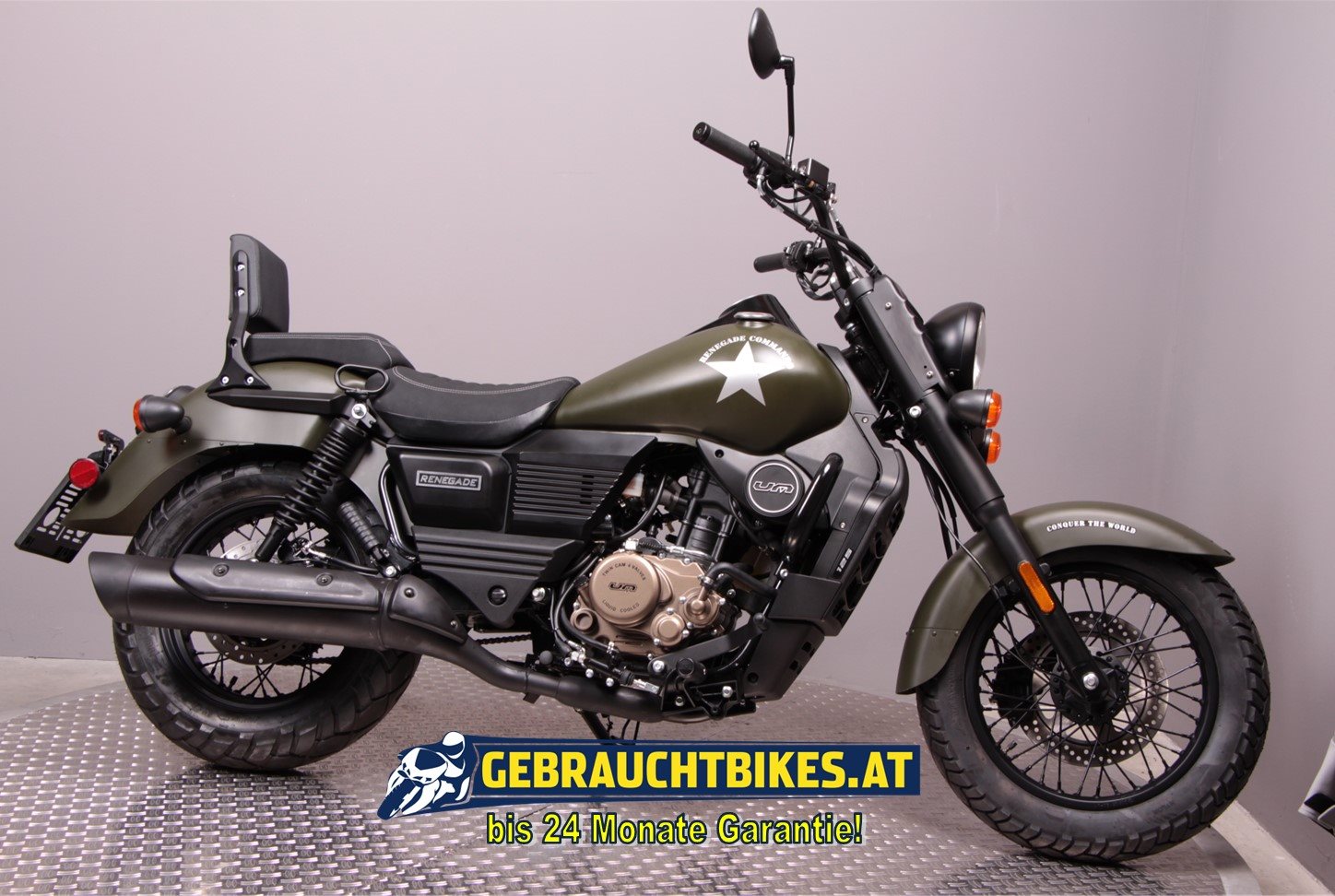 Gebrauchte United Motors UM Renegade Commando 125, EZ: 2023, 3.800 km ...