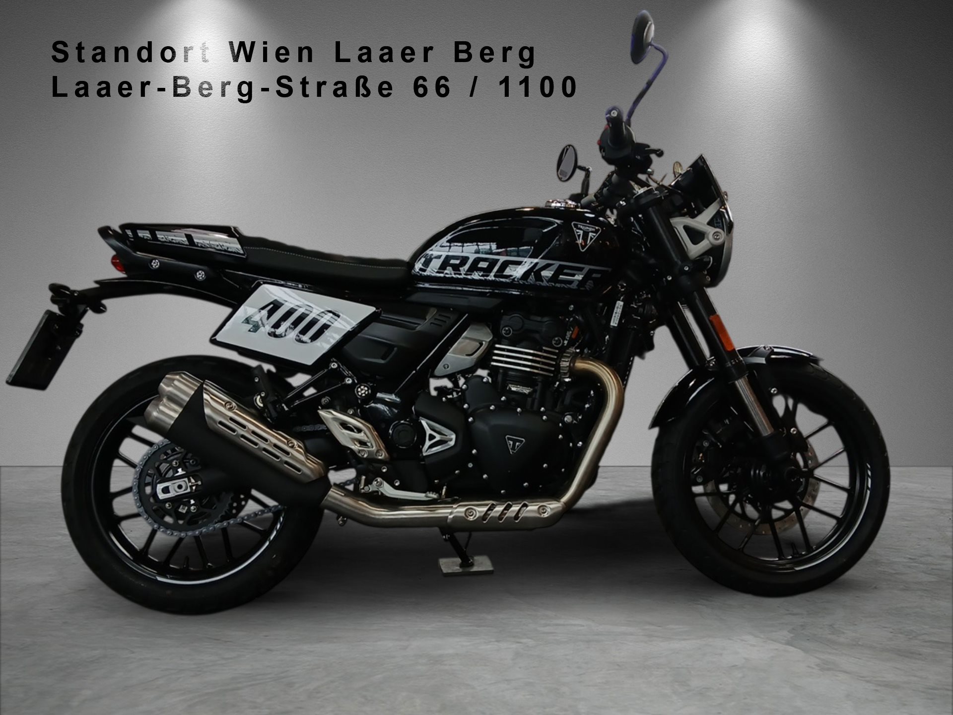 Neumotorrad: Triumph Tracker 400, 6.895,00 EUR