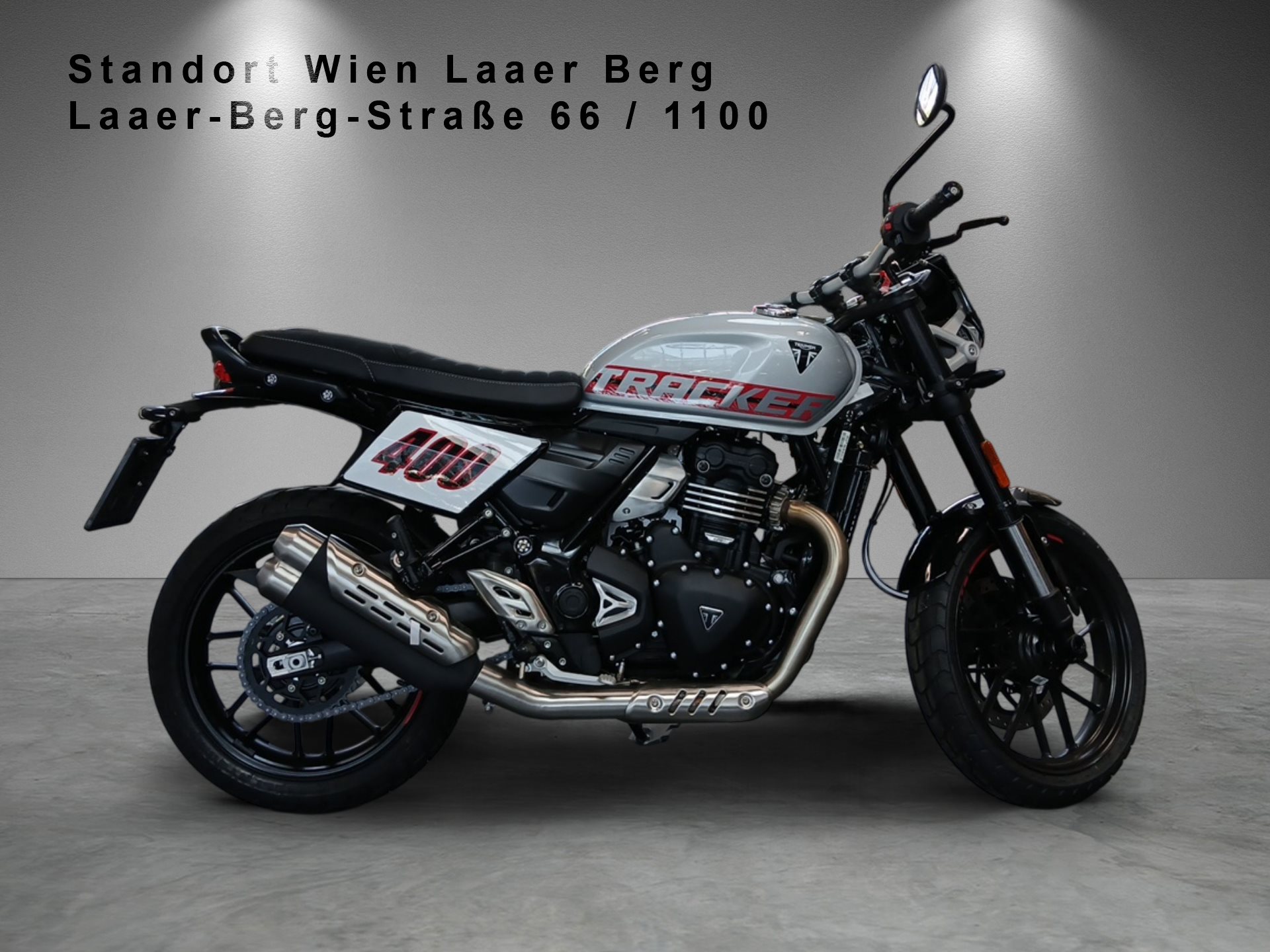 Neumotorrad: Triumph Tracker 400, 6.995,00 EUR