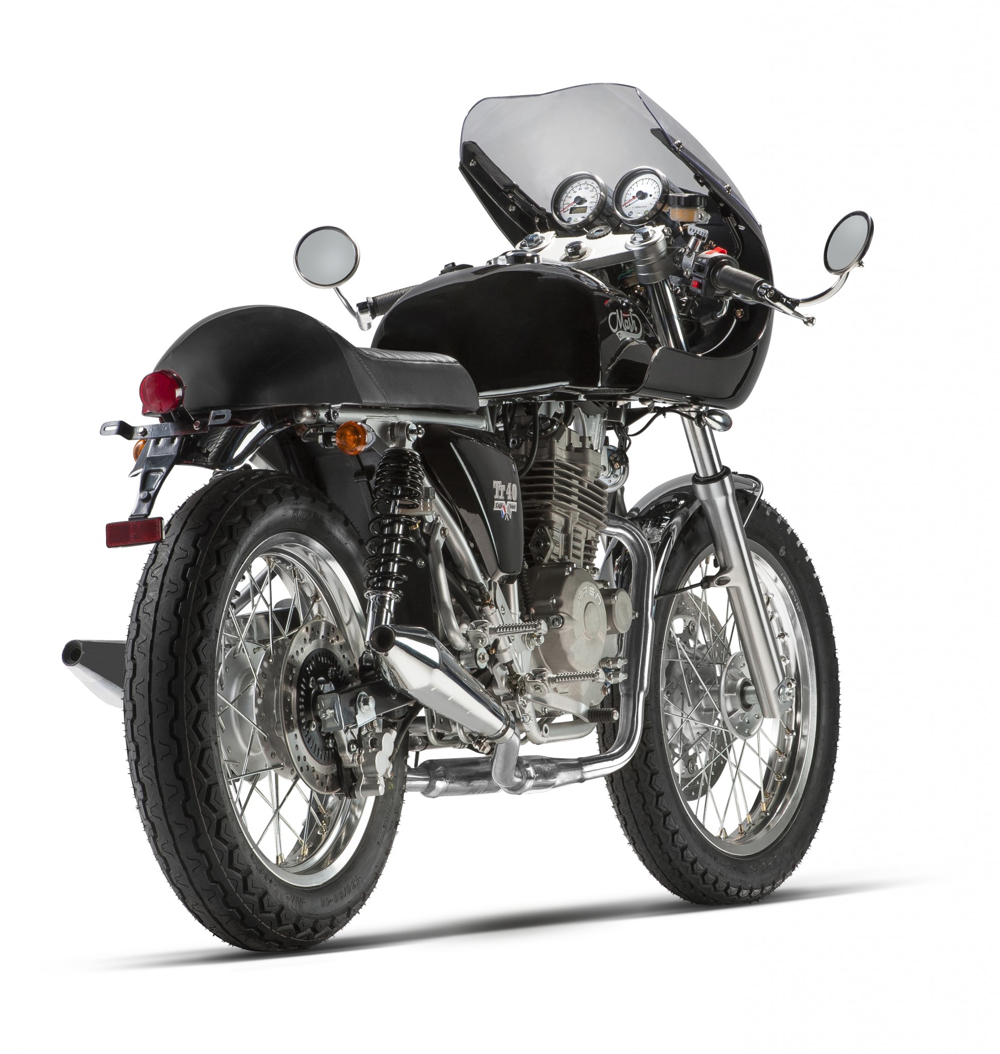 Motorrad Vergleich Mash Cafe Racer TT40 2017 vs. Mash Scrambler 400 2017