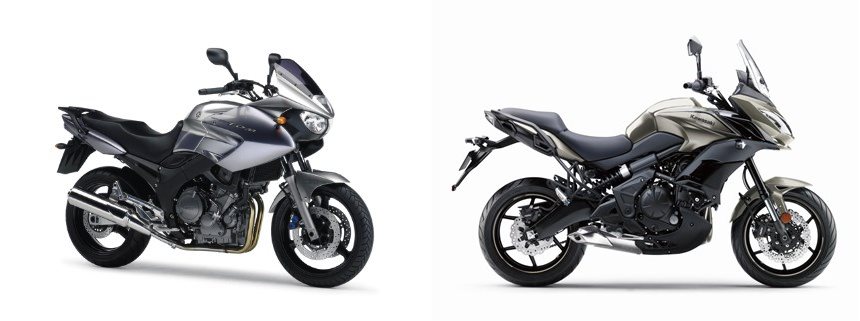 Motorrad Vergleich Yamaha TDM 900 2005 vs. Kawasaki Versys 650 2017