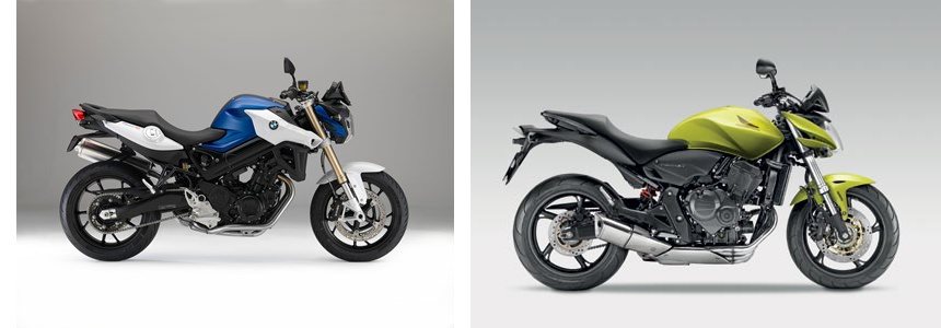 BMW F 800 R 2015 vs Honda CB 600 F Hornet 2009