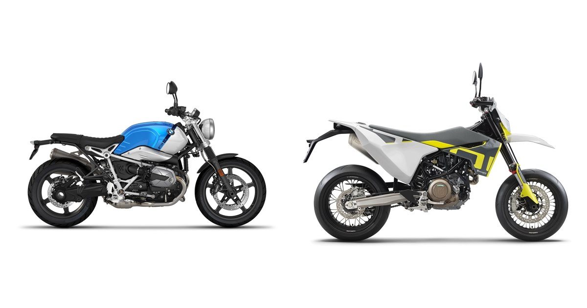 BMW R nineT Scrambler 2021 vs Husqvarna 701 Supermoto 2022