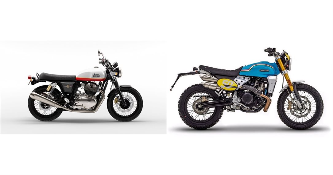 Royal Enfield Interceptor 650 2022 vs Fantic Caballero Anniversary 500 2022