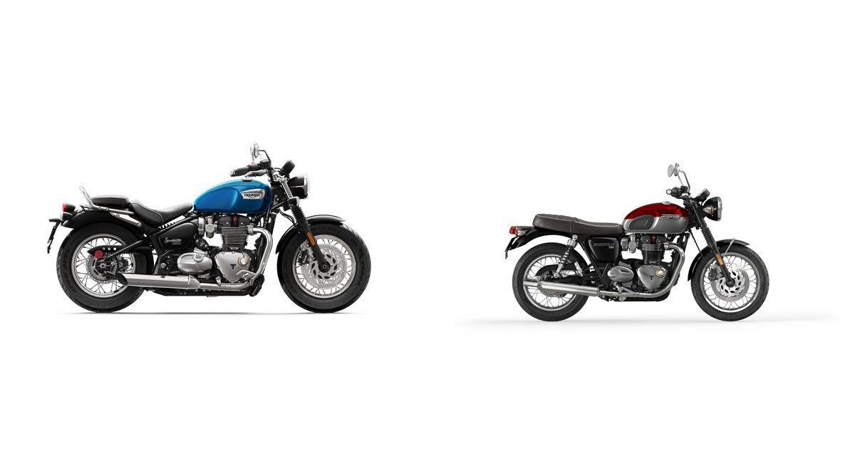 Triumph Bonneville Speedmaster 2020 vs Triumph Bonneville T120 2022