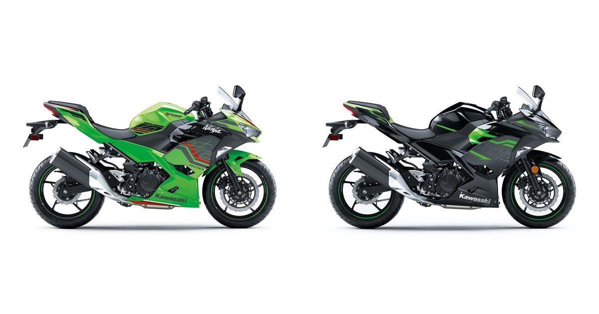 Comparaison des motos Kawasaki Ninja 400 2023 VS. Kawasaki Ninja 400 2020