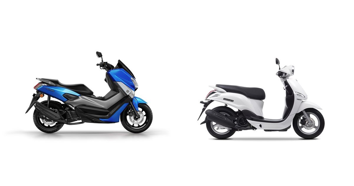 Motorrad Vergleich Yamaha Nmax 125 2018 Vs Yamaha Delight 2016