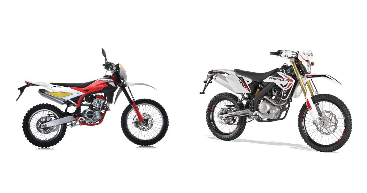 Motorrad Vergleich SWM RS 125 R 2017 vs. Rieju Marathon Cross 125 2018