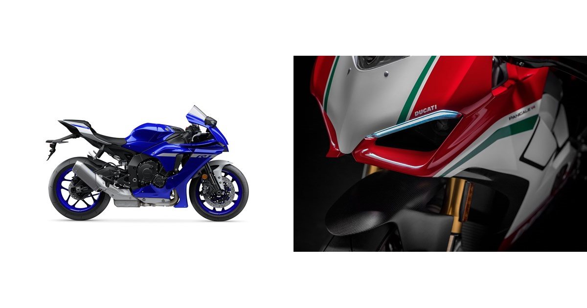 Yamaha R1 2021 vs Ducati Panigale V4 Speciale 2019