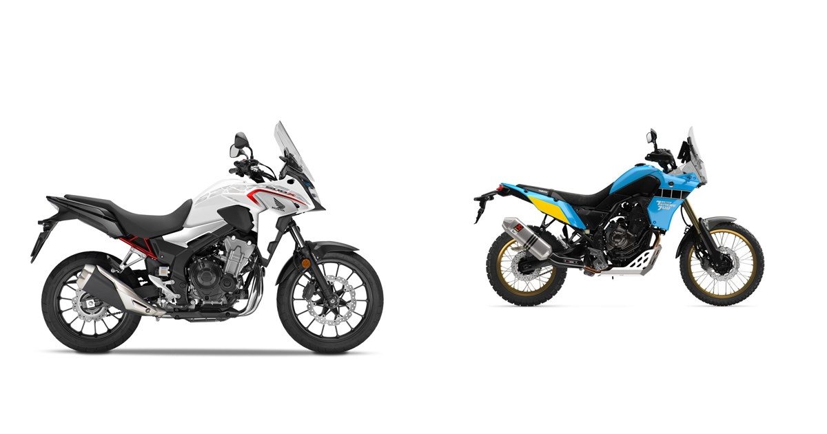 Comparaison des motos Honda CB500X 2021 VS. Yamaha Tenere 700 Rally ...