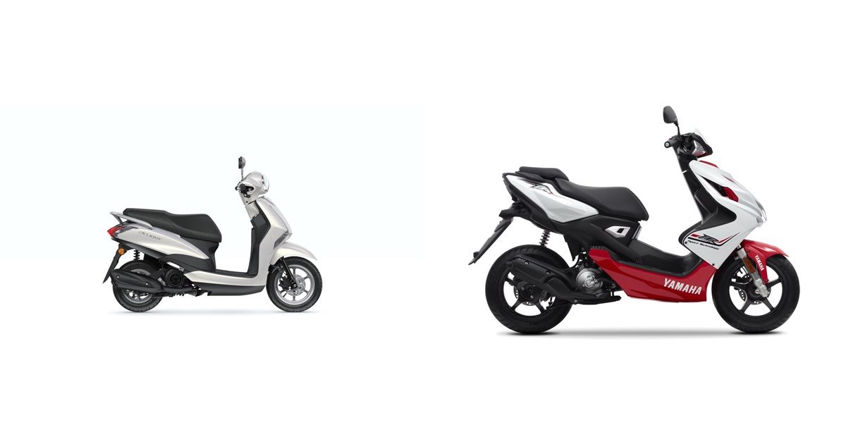 Motorrad Vergleich Yamaha Delight 2022 Vs Yamaha Aerox R 2018