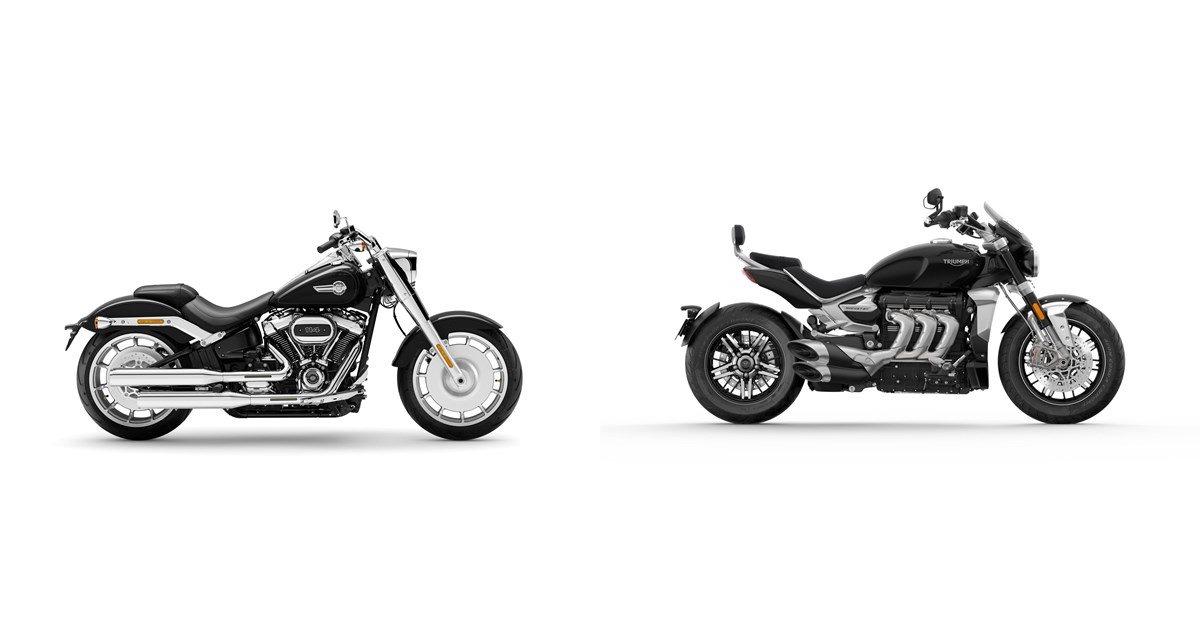 Comparaison des motos Harley-Davidson Softail Fat Boy 114 FLFBS 2022 VS ...