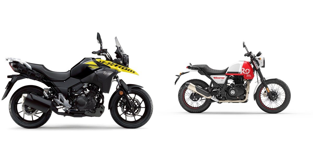 Suzuki V-Strom 250 2019 vs Royal Enfield Scram 411 2022