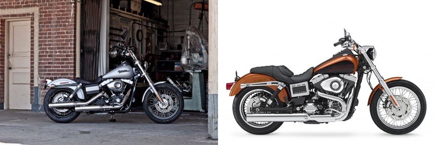 Harley-Davidson Dyna Street Bob FXDB 2011 vs Harley-Davidson Dyna Low Rider FXDL 2014