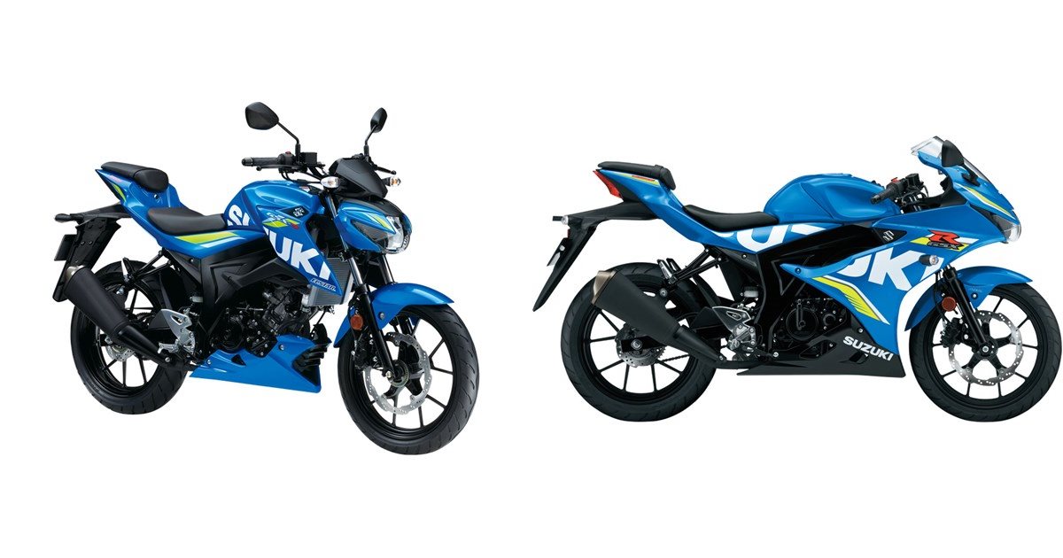 Comparaison des motos Suzuki GSX-S125 2019 VS. Suzuki GSX-R125 2019
