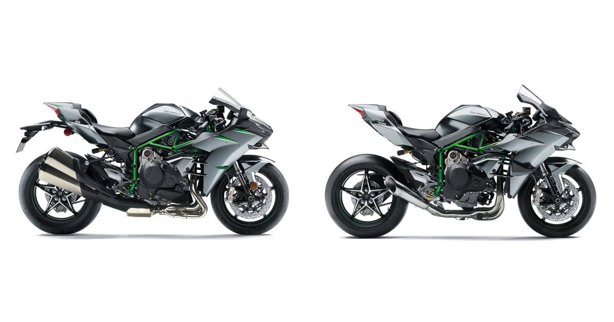 Kawasaki Ninja H2 Carbon 2020 vs Kawasaki Ninja H2R 2022