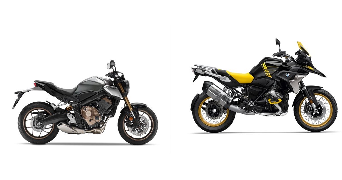 Honda CB650R 2021 vs BMW R 1250 GS Adventure 2021
