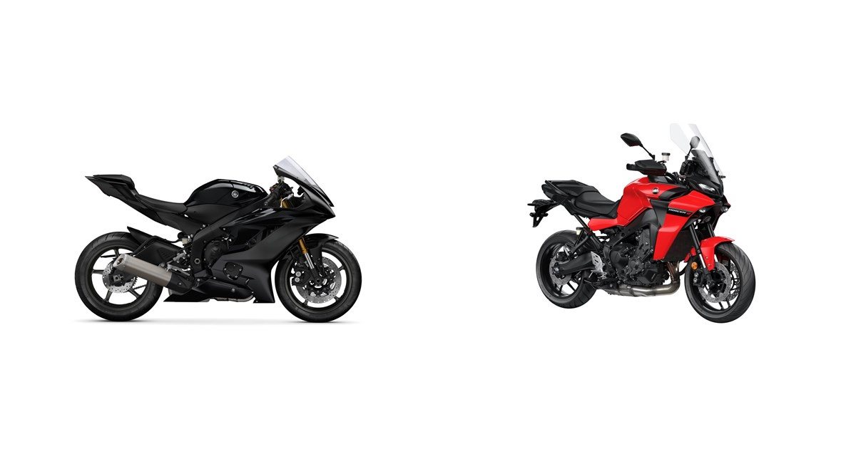 Comparaison des motos Yamaha R6 RACE 2022 VS. Yamaha Tracer 9 2022