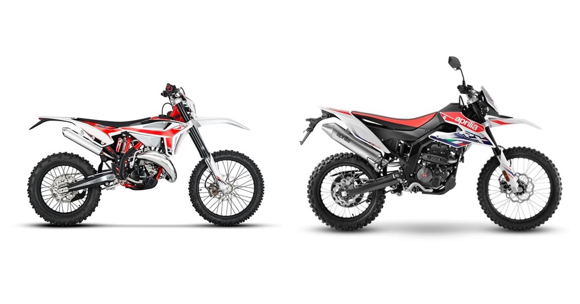 Motorrad Vergleich Beta RR 125 2T 2020 vs. Aprilia RX 125 2022