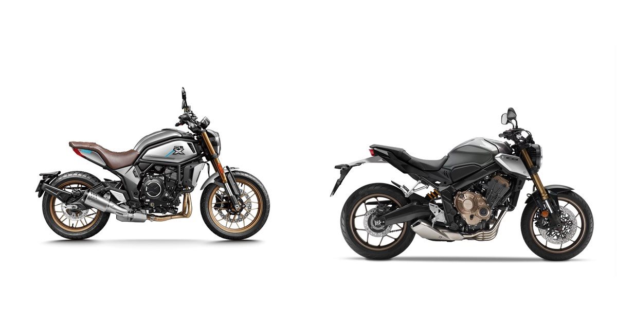 Comparaison des motos CFMOTO 700CL-X 2022 VS. Honda CB650R 2022