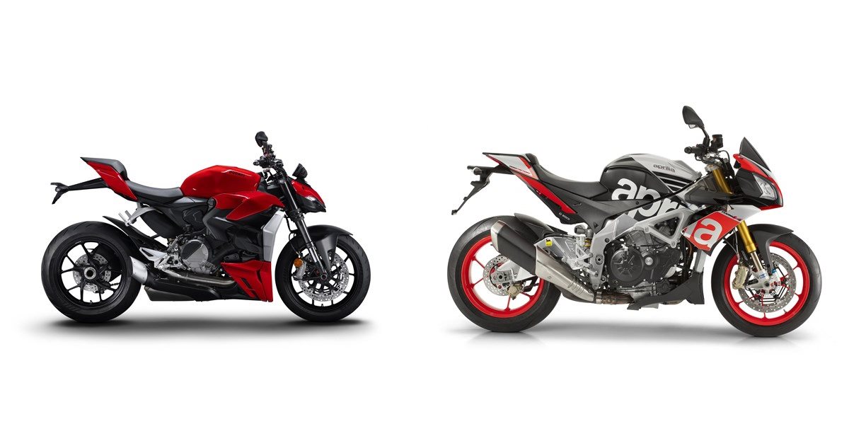 Ducati Streetfighter V2 2022 vs Aprilia Tuono V4 1100 Factory 2016