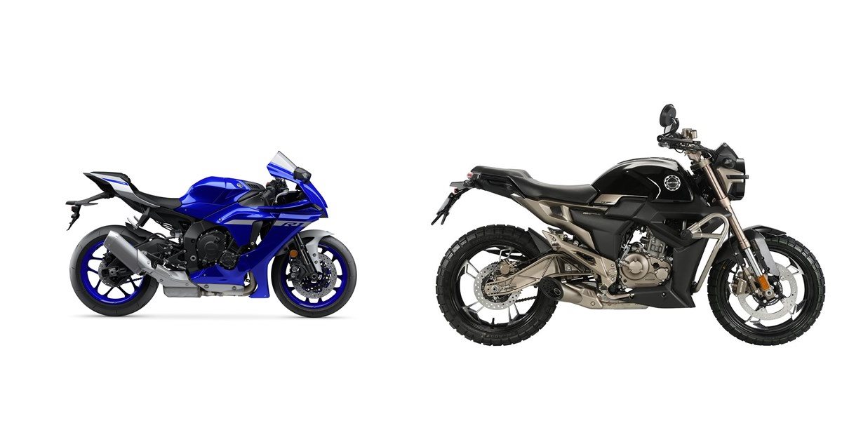 Yamaha R1 2021 vs Zontes 125 G1 2021
