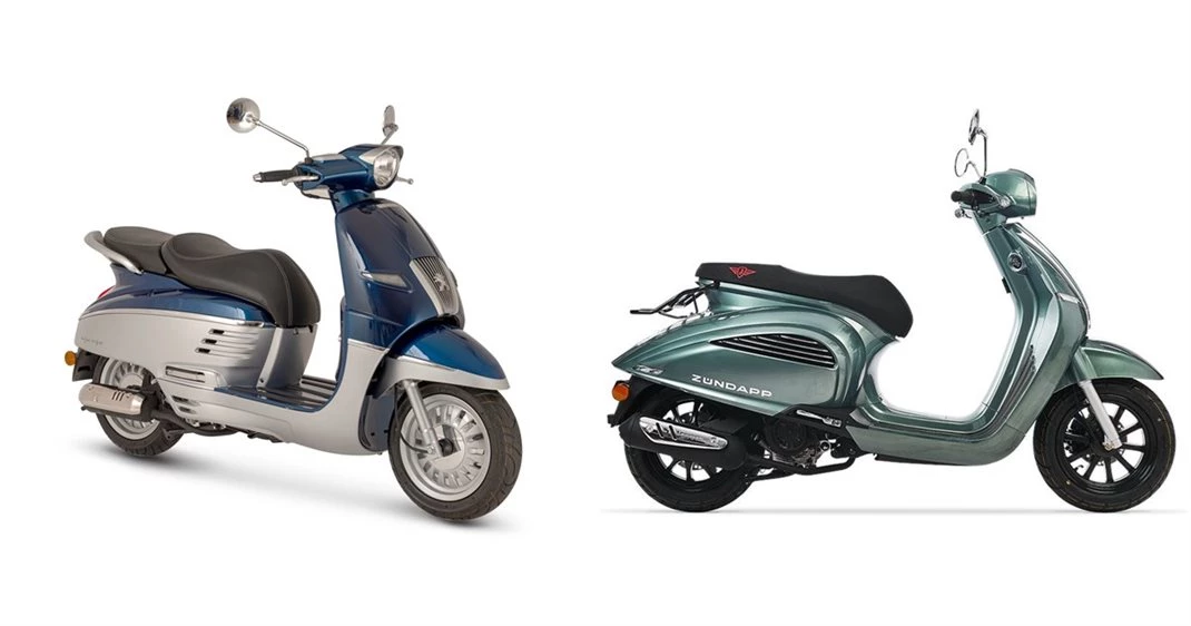 Peugeot Django 125 ABS 2021 vs Zündapp Bella R 125 2020