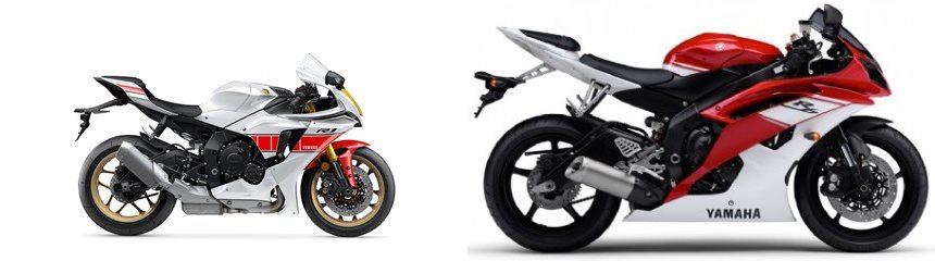 Yamaha R1 World GP 60th Anniversary 2022 vs Yamaha YZF-R6 2009