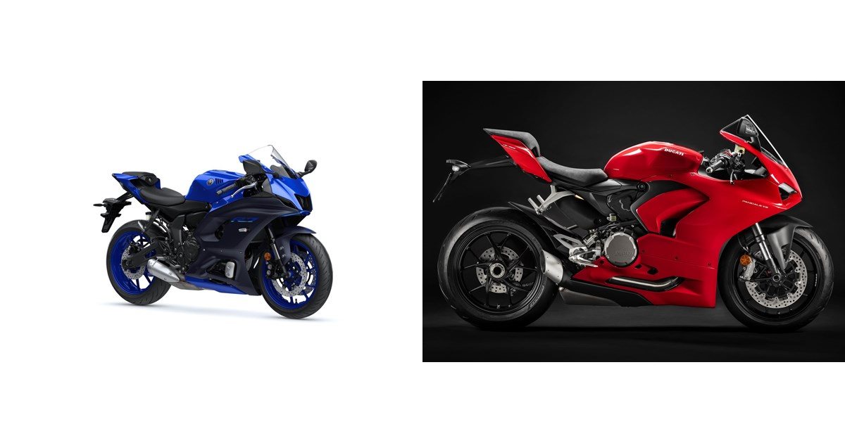 Yamaha R7 2022 vs Ducati Panigale V2 2020