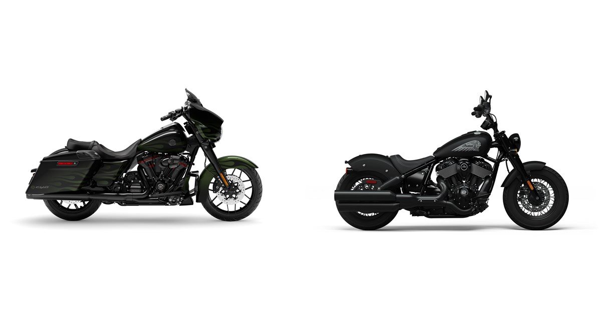 Harley-Davidson CVO Street Glide FLHXSE 2022 vs Indian Chief Bobber ...