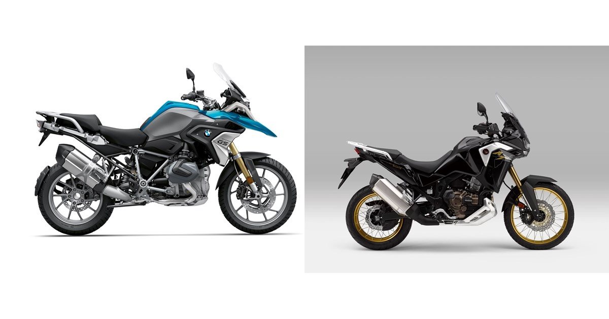 Motorrad Vergleich BMW R 1250 GS 2020 vs. Honda CRF1100L Africa Twin ...