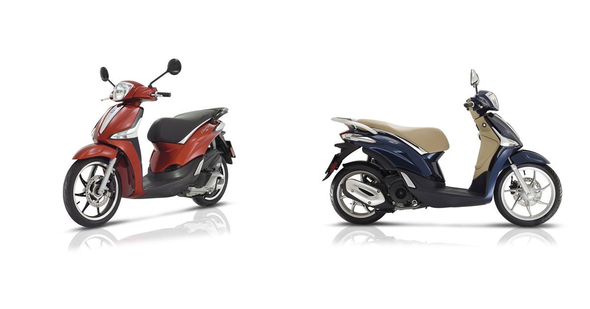 Motorrad Vergleich Piaggio New Liberty S 125ie ABS 2018 vs. Piaggio Liberty 125 IGET 4t 3V 2019