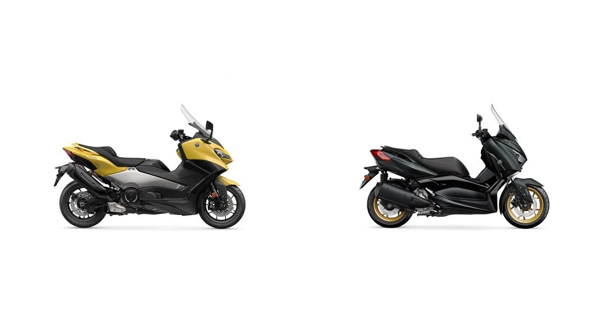 Comparaison des motos Yamaha TMAX 2022 VS. Yamaha XMAX 300 Tech MAX 2022