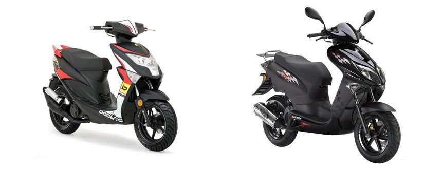 Motorrad Vergleich Beeline Tapo RS 2016 vs. Keeway ARN 45 2011