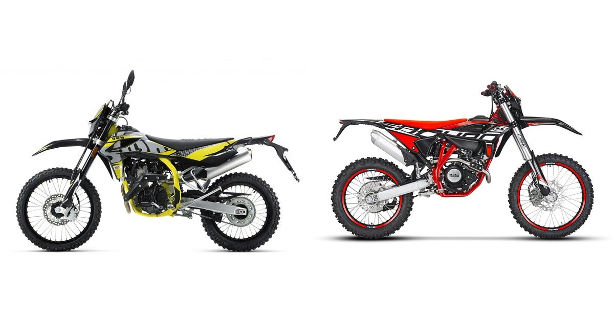 SWM RS 125 R 2020 vs Beta RR 125 4T LC Enduro 2022