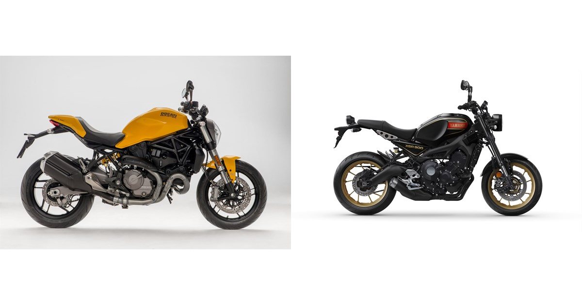 Ducati Monster 821 2020 vs Yamaha XSR900 2020