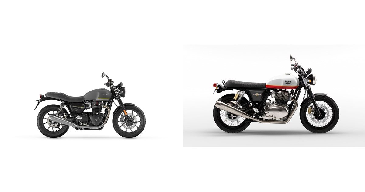 Triumph Speed Twin 900 2023 vs Royal Enfield Interceptor 650 2022