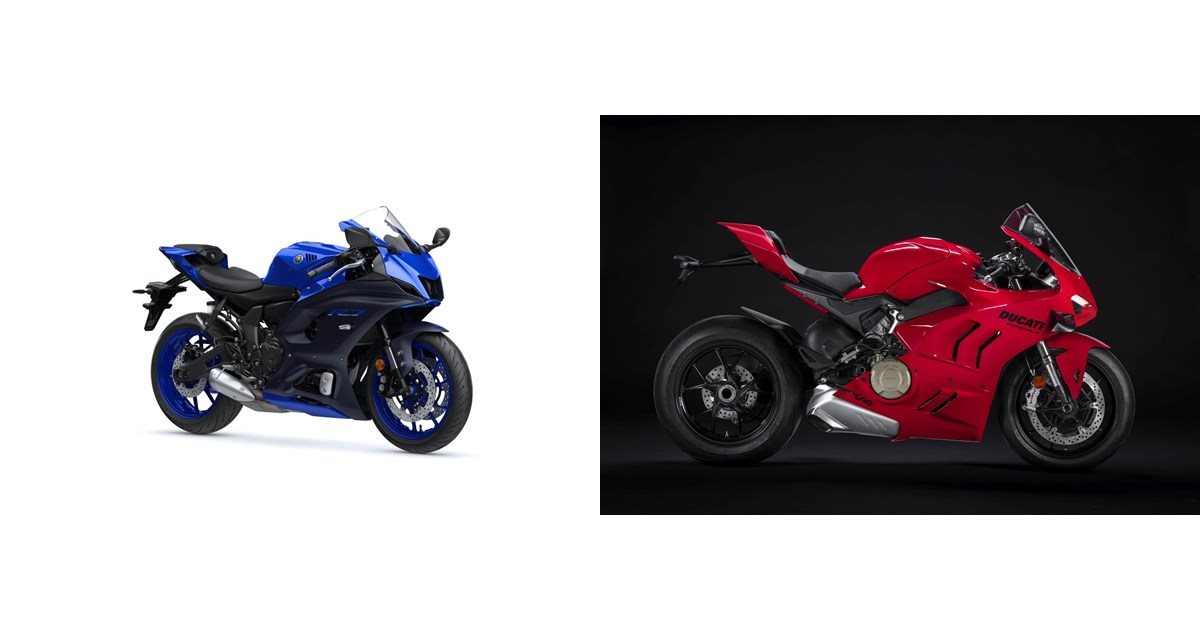Yamaha R7 2021 vs Ducati Panigale V4 2022