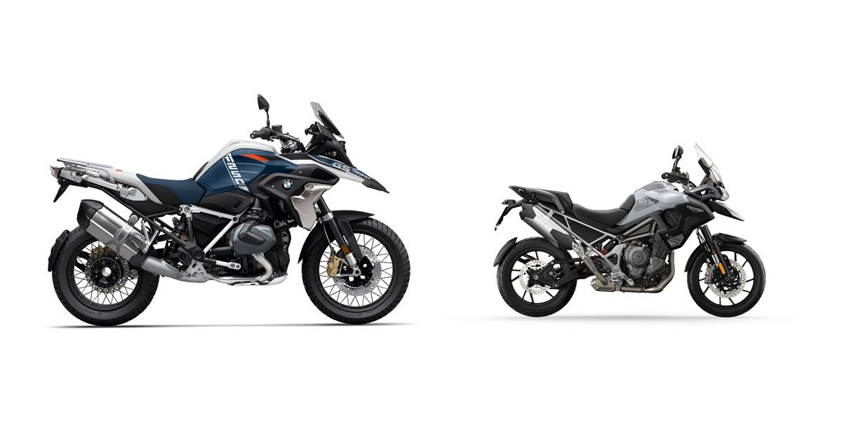 Motorrad Vergleich BMW R 1250 GS 2023 vs. Triumph Tiger 1200 GT 2022