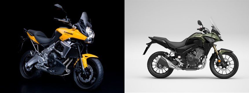 Motorrad Vergleich Kawasaki Versys 650 2010 vs. Honda CB500X 2022