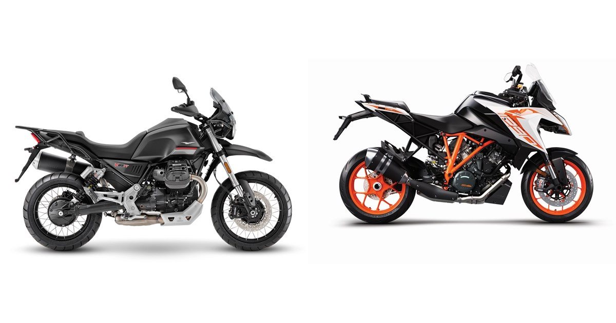 Moto Guzzi V85 TT 2022 vs KTM 1290 Super Duke GT 2019