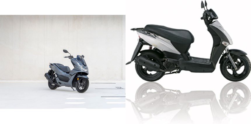Honda PCX 125 2021 vs Kymco Agility 125 S 2007