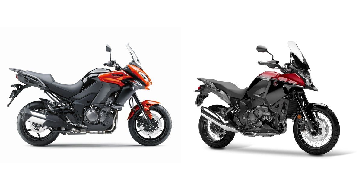 Kawasaki Versys 1000 2017 vs Honda VFR1200X Crosstourer 2018