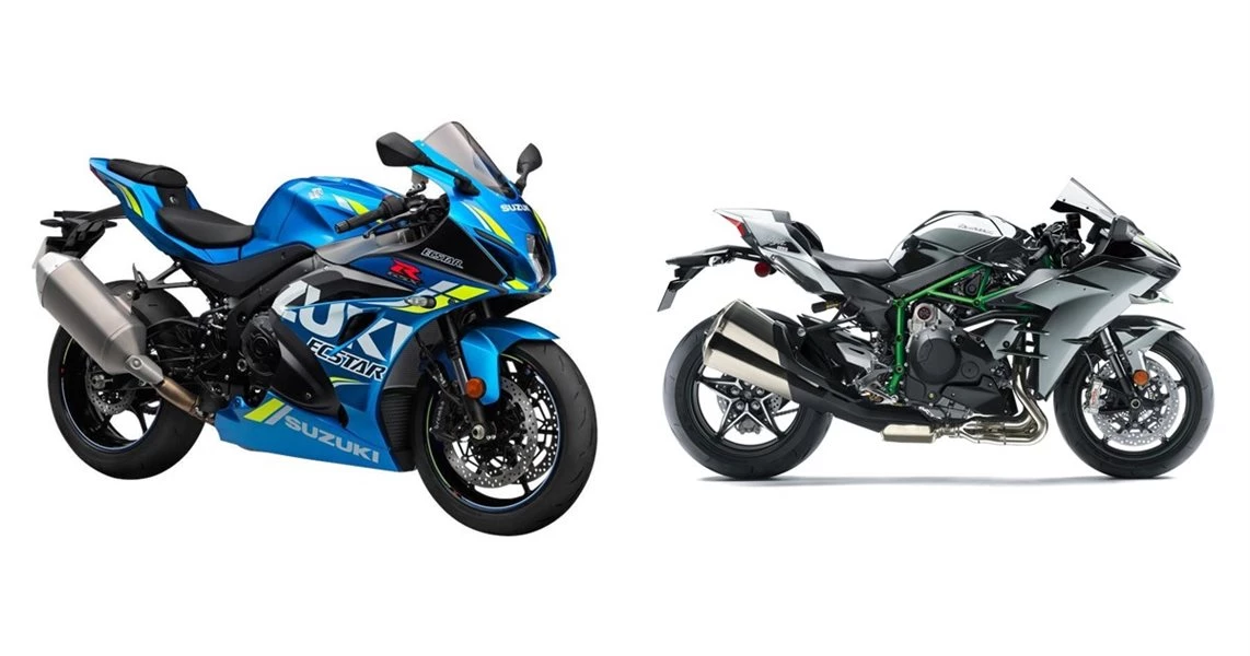 Suzuki GSX-R 1000 2020 vs Kawasaki Ninja H2 2020