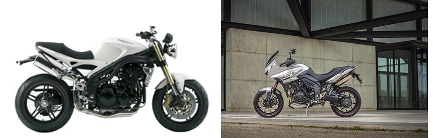 Triumph Speed Triple 1050 2006 vs Triumph Tiger Sport 2018