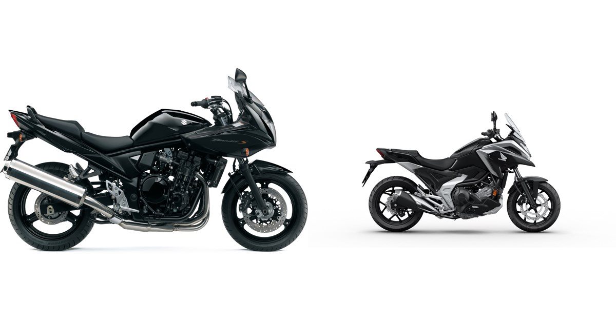 Suzuki Bandit 650S 2016 vs Honda NC750X 2021