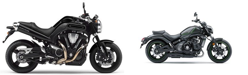 Yamaha MT-01 2009 vs Kawasaki Vulcan S 2022
