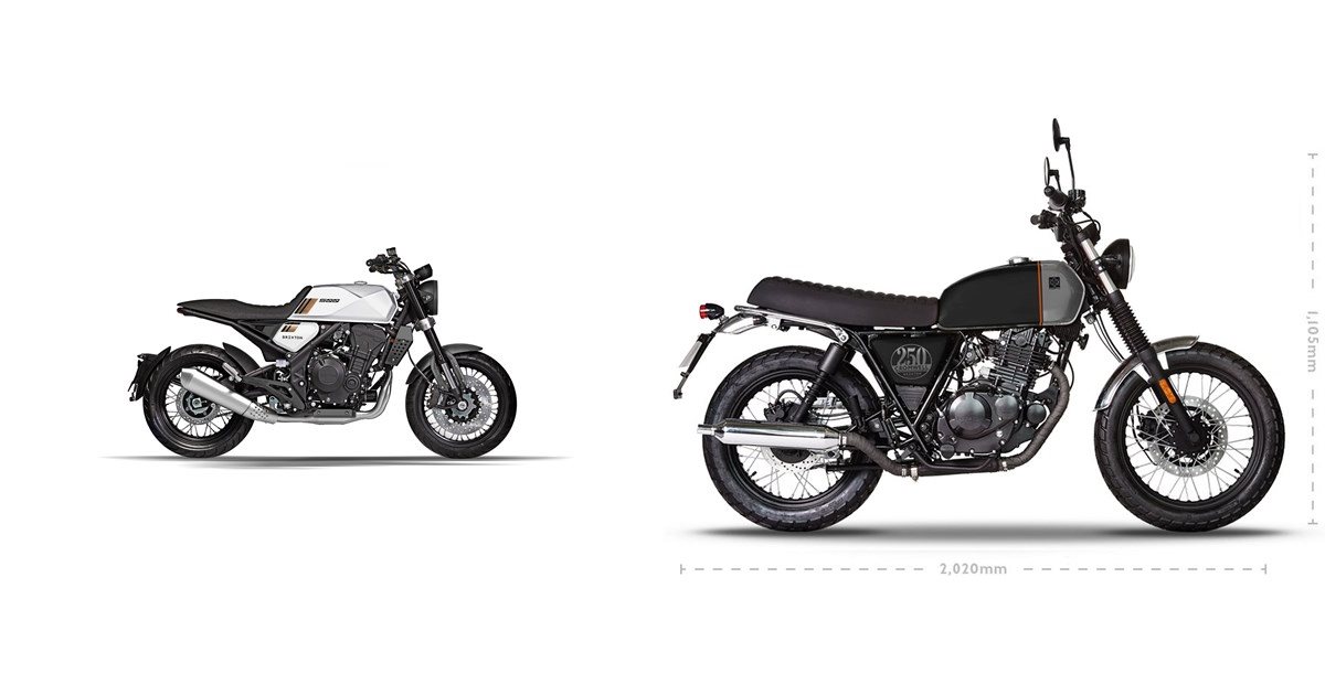 Motorrad Vergleich Brixton Crossfire 500 2022 vs. Brixton Cromwell 250 2022