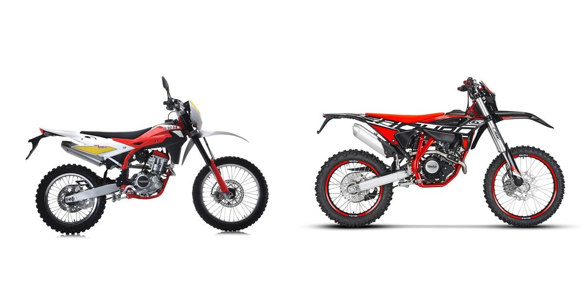 Motorrad Vergleich SWM RS 125 R 2018 vs. Beta RR 125 4T LC Enduro 2022
