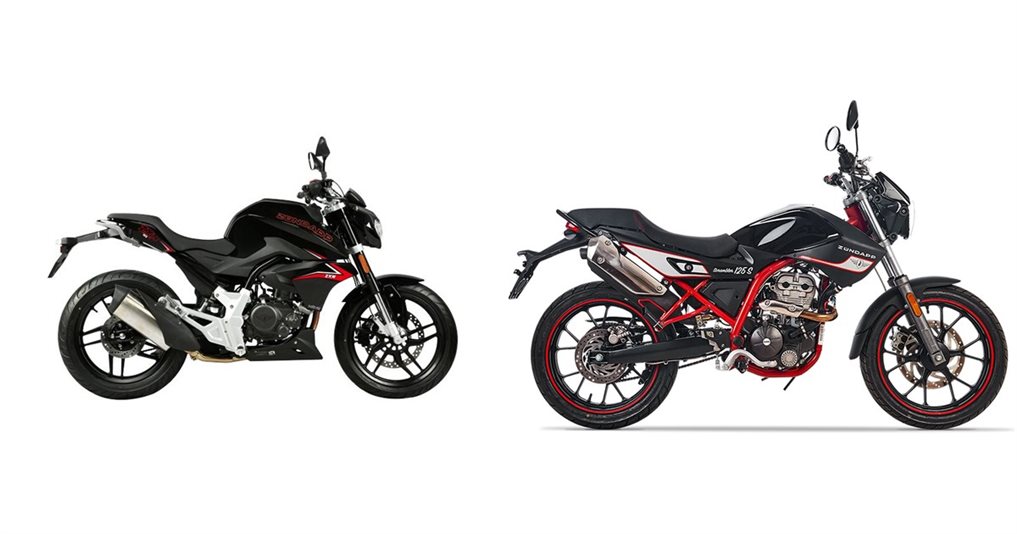 Motorrad Vergleich Zündapp ZXN 125 Naked 2020 vs. Zündapp ZXS 125 ...